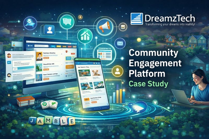 Community Engagement Platform Case Study - DreamzTech